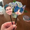Custom Face Fans on a Stick, Face Cutouts for Bachelorette, Big Head ...