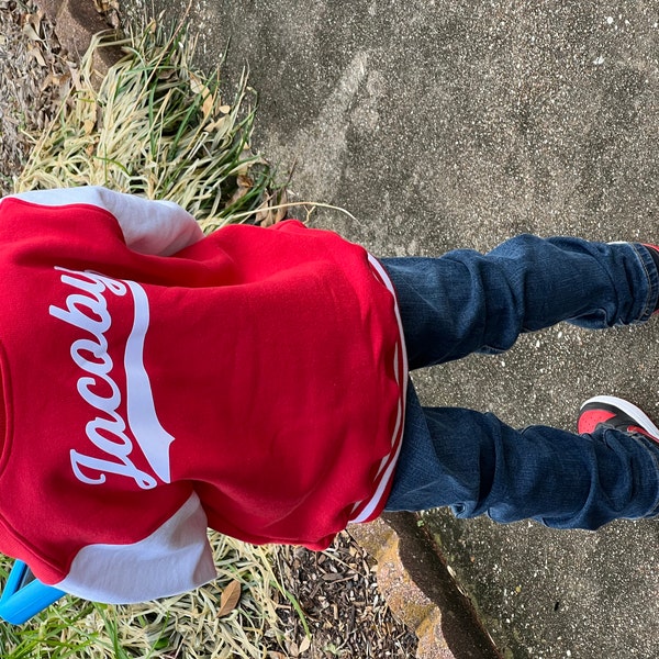 Personalized Kids Varsity Jacket: Custom Letterman Style - Etsy
