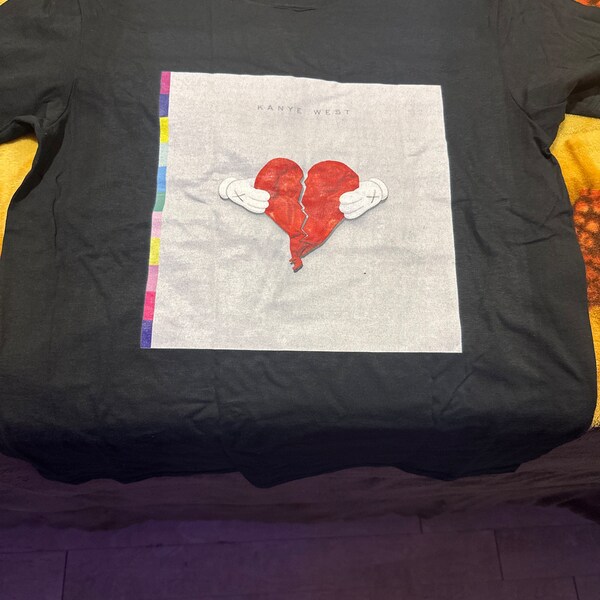 Graduation Album Cover T-shirt Ye WITH Backprint Kanye West T-shirt ...