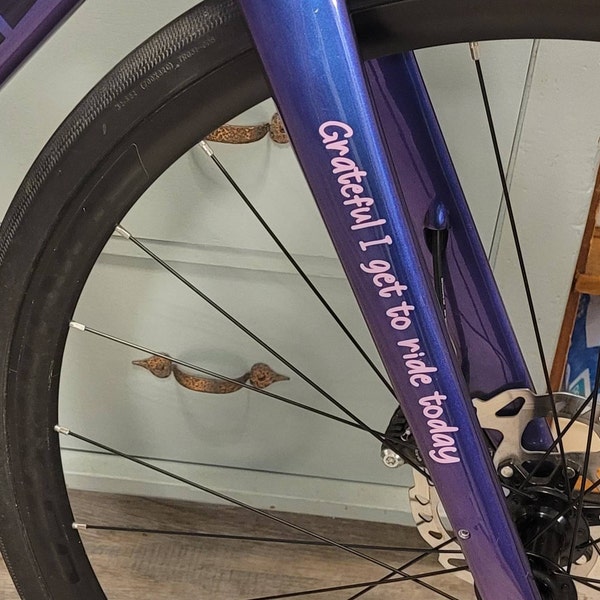 2 Decals for Bike Frame - 2x Personalized Bike Frame Decal - Custom ...