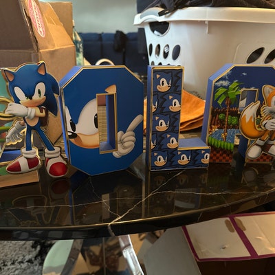 Sonic Favor Milk Box Sonic Candy Box, Sonic Party Decorations, Sonic ...