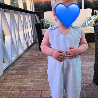 Short & Long Boys Romper PDF Sewing Pattern. Jon Jon, Longall Digital ...