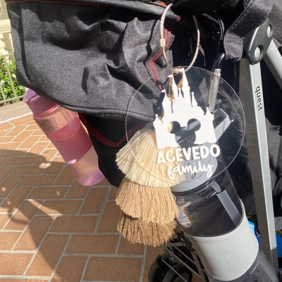 Disney Inspired Stroller Tag WDW Custom Tag Acrylic Personalized ...