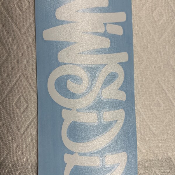 Custom Text Decal Sticker Vinyl Lettering Personalize Your Own Create ...