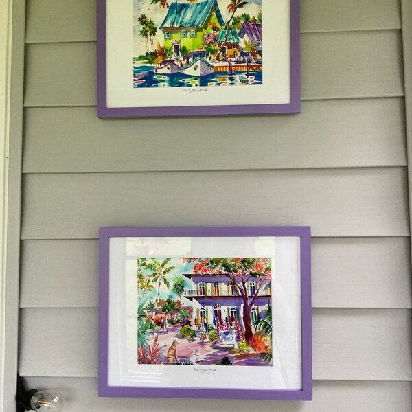 Hemingway House, Key West Art Print, Ellen Negley, Cat Art Print, Key ...