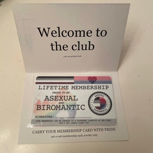 Double Identity LGBTQIA Lifetime Membership Card Gay Pride - Etsy