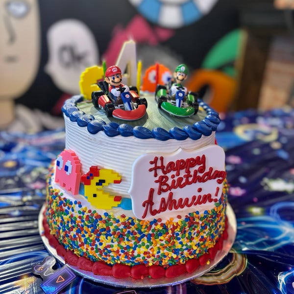 Retro Arcade Game Cupcake/cake Toppers, 8-bit Party Decorations - Etsy
