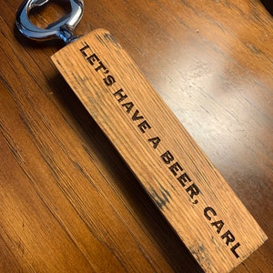 Bourbon Barrel Stave Personalized Office Desk Name Plate Laser - Etsy