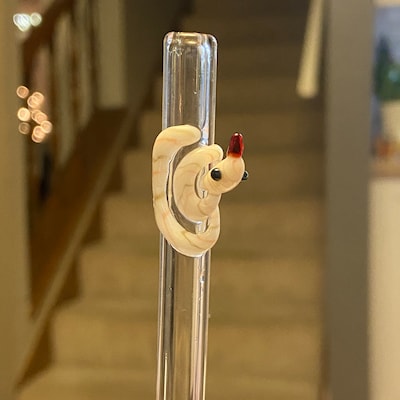Snake GLASS STRAW Reusable Straws Glass Straws Snake Straws Unique ...