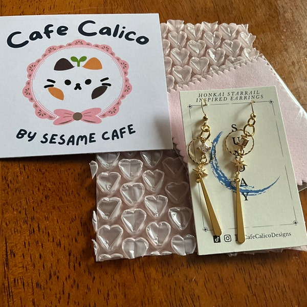 Sunday Earrings | Honkai Star Rail Inspired Jewelry | Cosplay Earrings ...