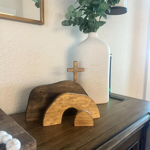 Nativity Display / Wood Nativity Scene Simple Nativity Set Christmas ...