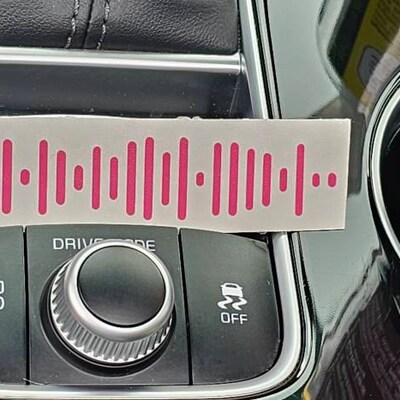 Custom Spotify Song Code Vinyl Decal Song Code Sticker Music Code Decal ...