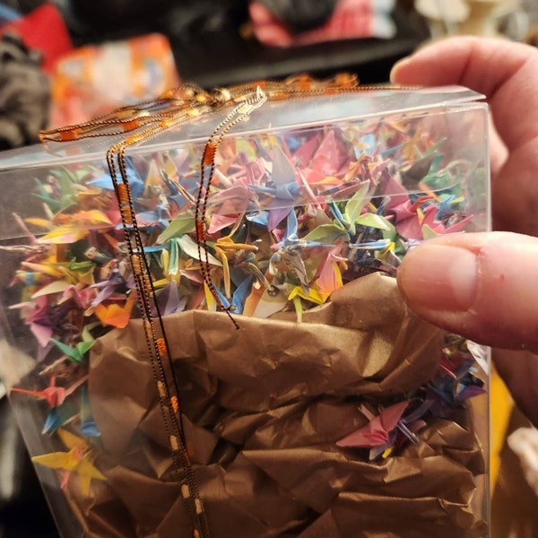 1000 Mini Origami Cranes With Japanese Patterns Great as Decoration or ...