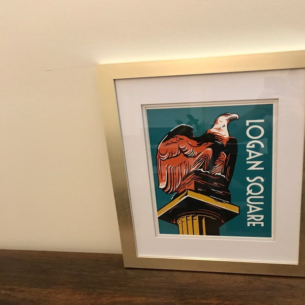 Chicago Poster | Chicago Neighborhood | Chicago City | Chicago Retro ...