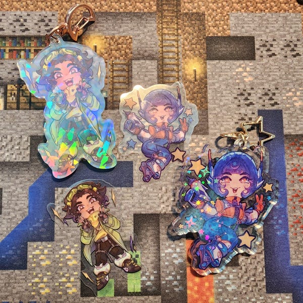 OW: 3' Epoxy Charms Juno and Venture - Etsy