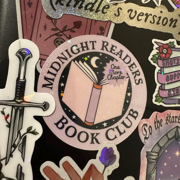 Dark Academia Stickers, Skull With Flowers, Gothic Book Stack Sticker ...