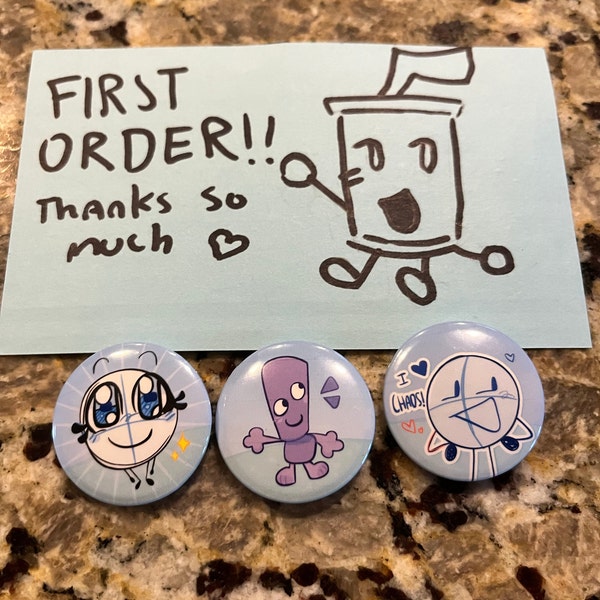 ANIMATIC BATTLE PINS (object Show/osc) - Etsy