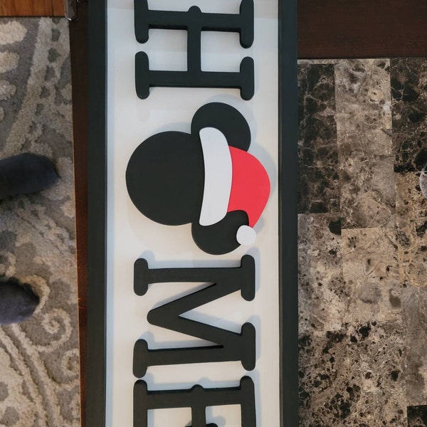 Interchangeable Mouse Head Home Sign: Seasonal Decor - Etsy