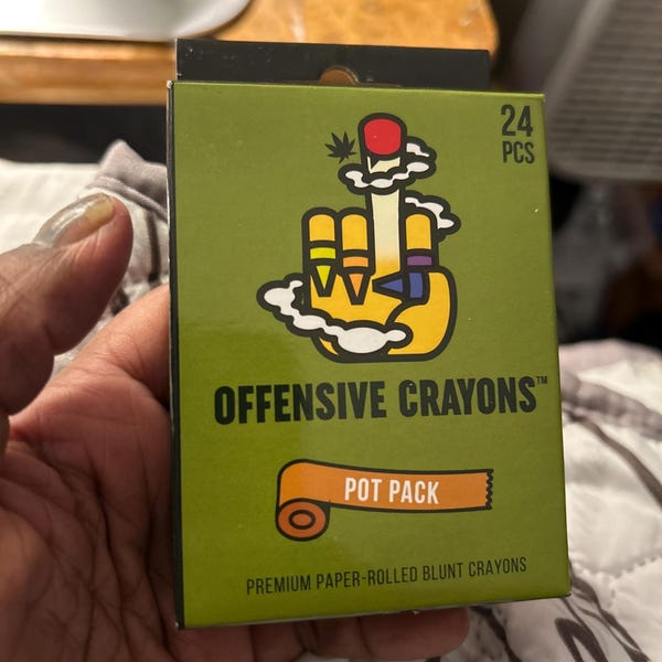 Offensive Crayons: Pot Pack, Funny Gag Gift, Sarcastic, Humor, Office ...