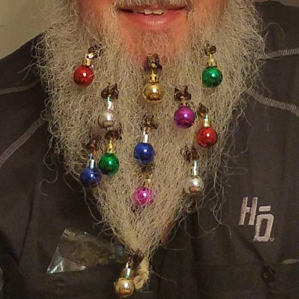 Dual Color Christmas Glitter Beard Kit Pimp My Beard Beard Glitter ...