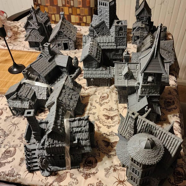 Medieval Town Set 10 - Eldervale Farmstead - Etsy