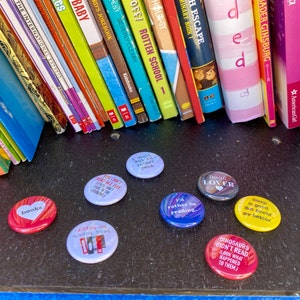 OVERPOWER RETT BUTTONS set of 8 pins badges magnets cure | Etsy