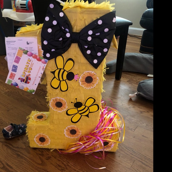 Number One Pinata Sunflowers Theme Bumblebee Pinata, Bachelorette Party ...