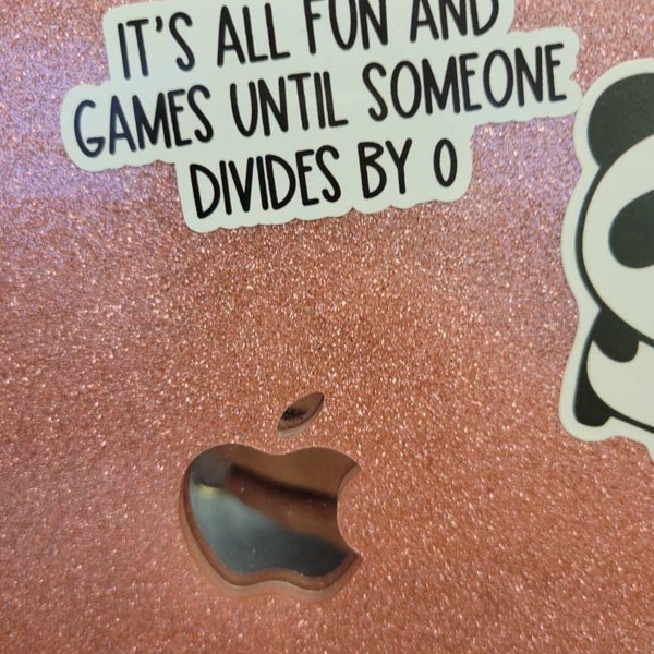 Its All Fun and Games Math Sticker, Math Laptop Stickers, Math Water ...