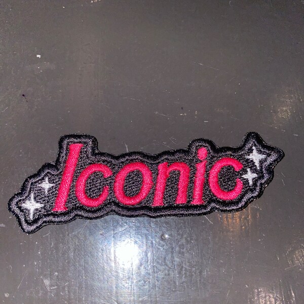 Iconic Patch - Sparkle Patch, Sassy Patch, Girly Patch, Iron on Patch ...