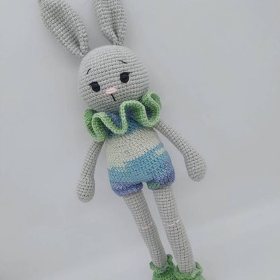 Crochet Bunny Doll Pattern Amigurumi Doll in Bunny Costume - Etsy