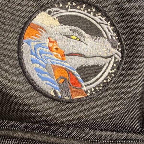 3.5" Pre Made Blank Patch Overlock Edge Embroidery (listing is for 3 ...