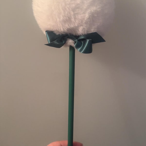 Lollipop Body Powder Puff, Dusting Powder Puff With Handle, Pink Bow or ...