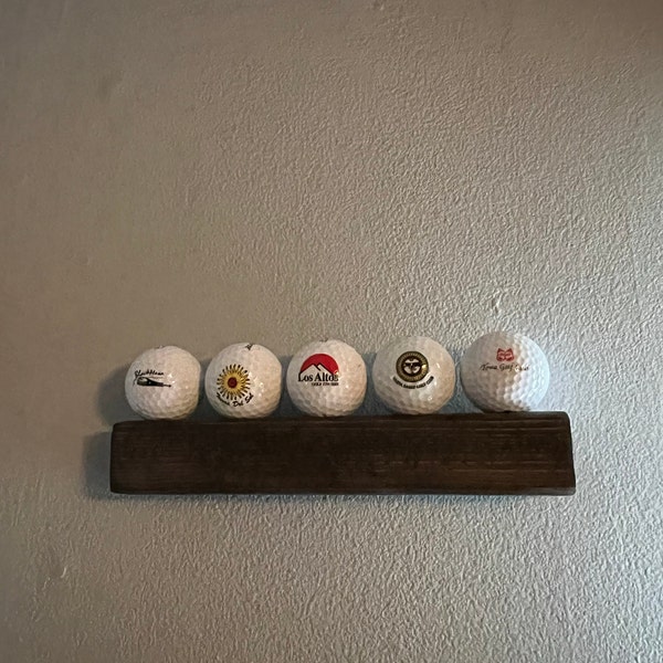 Golf Ball Shelf | Floating Golf Display | Golf Ball Wall Display | Wall ...