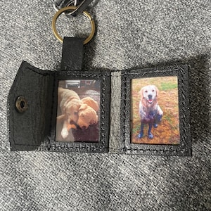 Personalised Leather Phone Stand Key Ring - Etsy