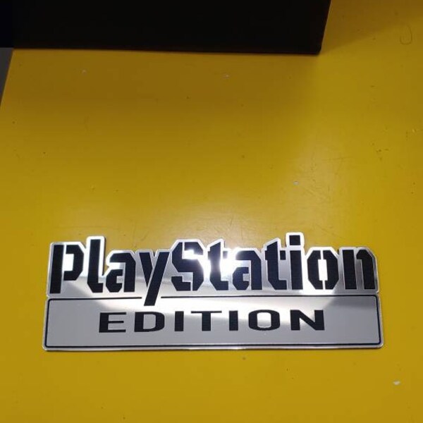 Custom Engraved Car Name Emblem Badge - Black With Gray- Customized ...