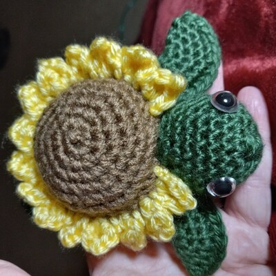 Sunflower Turtle Crochet Pattern - Etsy
