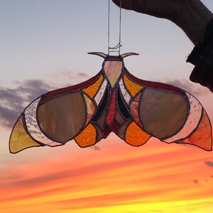 PATTERN Stained Glass Pattern Ocellus Moth | Etsy