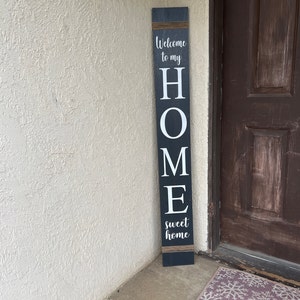 Front Porch Welcome Sign 5 Foot Welcome Sign 4 Foot - Etsy