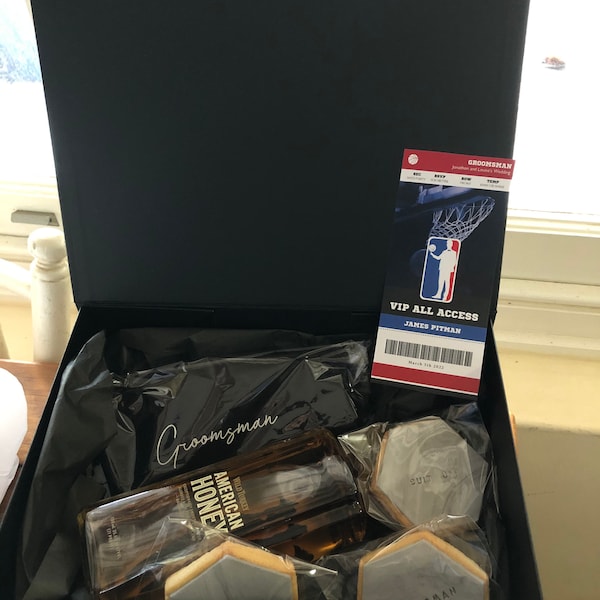 Groomsmen Proposal NBA Basketball - Etsy