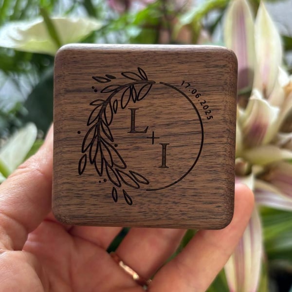 Personalized Watch Box - Holds 6 Watches, Watch Organizer, Watch ...