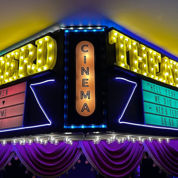 Ladies Retro Lighted Sign Restroom Sign Custom Lettering Available - Etsy