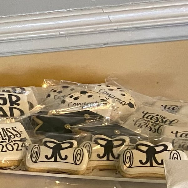 Graduation Cookies Class of 2026 Gift Grad Cookies Personalized W/name ...