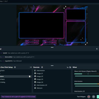 Orange Night Animated Stream Overlay Pack Twitch Overlay Pack Animated ...