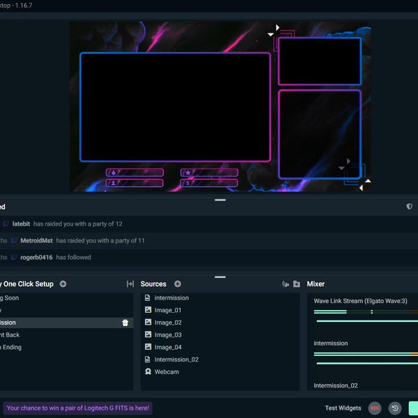 Twitch Overlay Package | Orange Animated Stream Overlay Pack | Cool ...