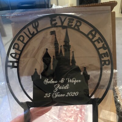 Personalized Happily Ever After Princess Castle With First Names Last ...