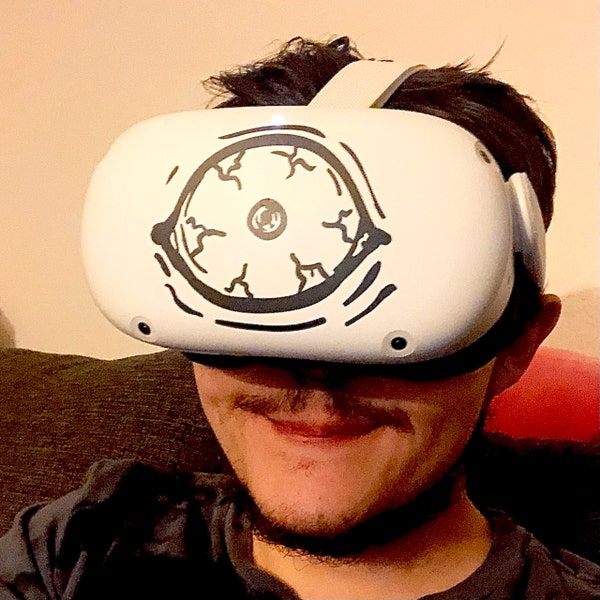 Bloodshot Eyes Decal for Quest 2 VR Headset, Laptops, Cars and More ...