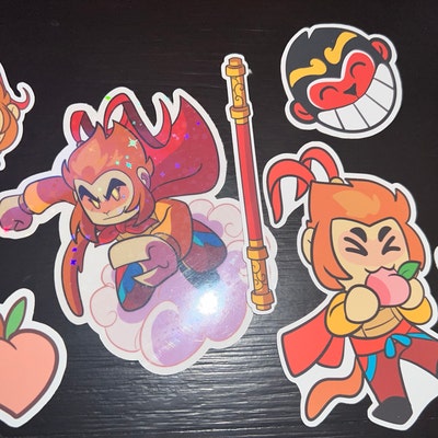 LMK Cute Chibi Matted Stickers - Etsy