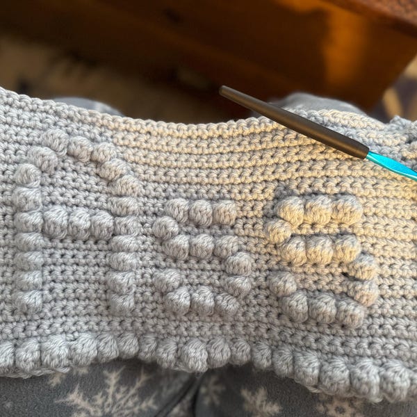 Crochet Pattern//swear Blanket// Bobble Stitch//graph and WRITTEN - Etsy