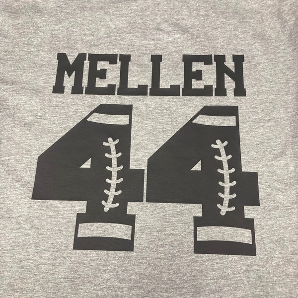 Football Player Numbers Svg Bundle, Football Svg, Football Number Font ...