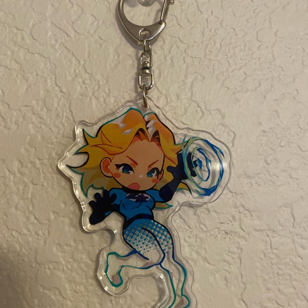 Four Superhero Keychains - Etsy